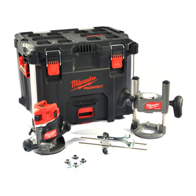 Milwaukee M18 FR12KIT 18V 1/2'' Router & PACKOUT Case | Milwaukee ...