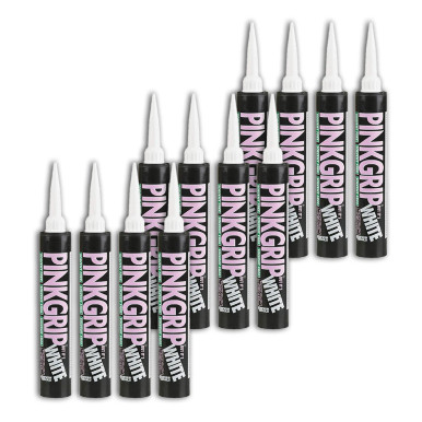 Everbuild Pinkgrip Solvent Free Grab Adhesive, 380ml - Box of 12 ...