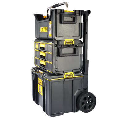 Dewalt DS450 Rolling Case, 3 Drawer Oragniser Case & Tote Toughsystem ...