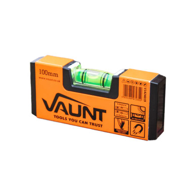 Vaunt Box Beam Pocket Level 100mm | Vaunt Individual Spirit Levels ...