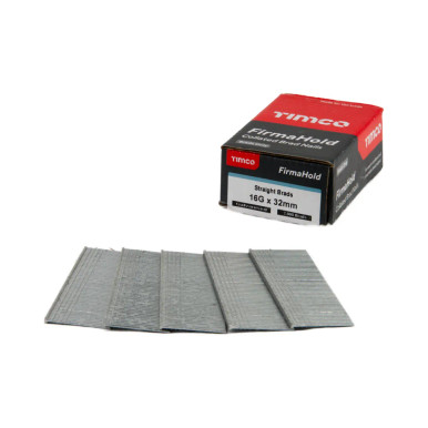 FirmaHold 32mm, 16g Straight Brad Nails - Pack of 2000 | Timco ...