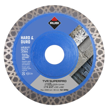 Rubi TVR Superpro 115mm Diamond Blade | Rubi Diamond Blades | ITS.co.uk