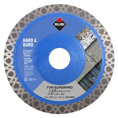 Rubi TVR Superpro 125mm Diamond Blade | Rubi Diamond Blades | ITS.co.uk
