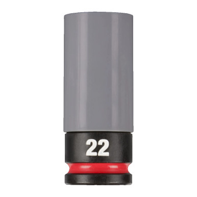 Milwaukee 22mm 1/2" Sq. SHOCKWAVE Impact Duty Automotive Hex Socket ...