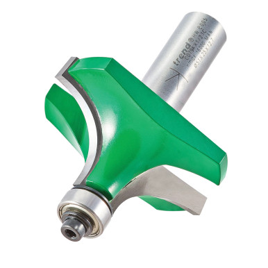 Trend C079AX1/2TC Self Guided Rounding Over Cutter 25mm Cut 19mm Radius ...