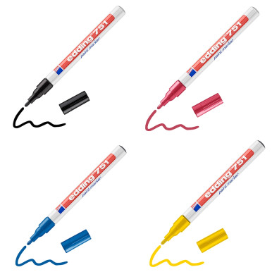 Edding 751 Paint Marker Set | edding Permant Markers & Marker Pens ...