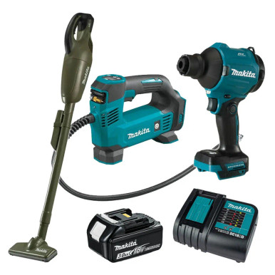 Makita 3 Piece 18V LXT Car Maintenance Power Tool Set, 1x 3.0Ah Battery ...
