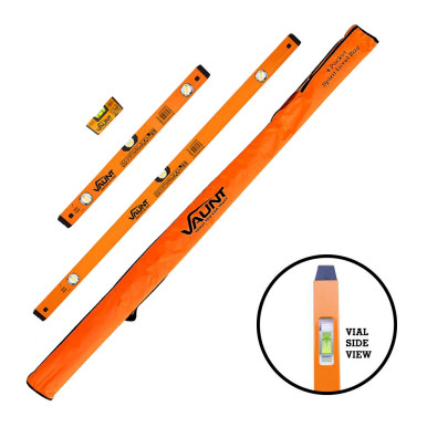 Vaunt 3 Piece Multi-View Box Beam Spirit Level Pack with Case (100mm ...
