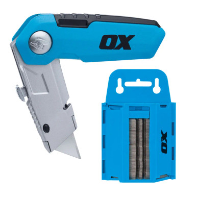 OX Pro Retractable Folding Knife & Spare Blades - ITS