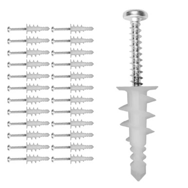 Rawlplug 16 x 22mm Nylon Self Drive Plasterboard Fixings with 3.9 x ...