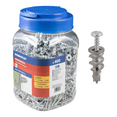 Rawlplug 13 x 31mm Metal Self Drive Plasterboard Fixings with 4.2 x ...