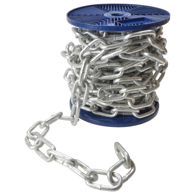 Faithfull 5.0mm x 25m Galvanised Chain Link Reel - ITS