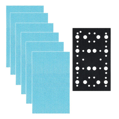 Trend 7 Piece 80 x 133mm Pro Mesh Sanding Sheets with Pad Saver - ITS ...