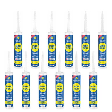 C-TEC Morseal Premium Hybrid Sealant and Adhesive Clear - Box of 12 - ITS