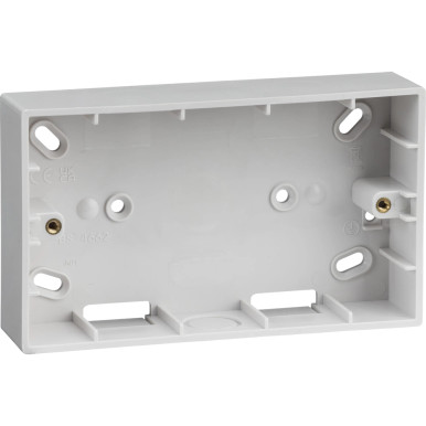 Knightsbridge SN1500P 29mm PVC Double Back Box - ITS