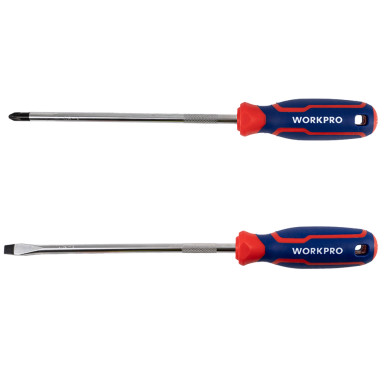 WORKPRO 2 Piece 200mm Screwdriver Set - ITS
