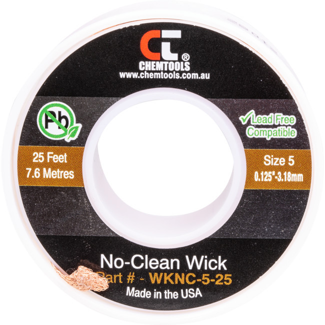 CHEMTOOLS 3.0Mm X 7.5M Soder Wick Braid Chemtools 38616090