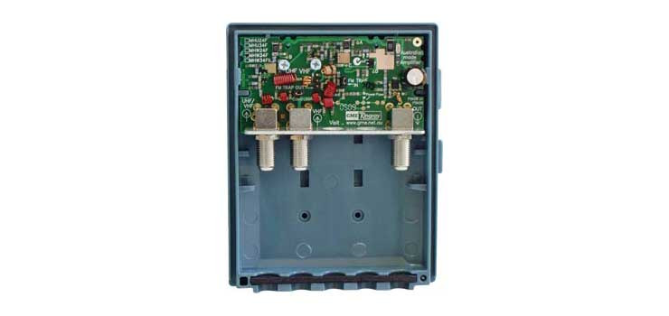 Kingray MHW35F Masthead Antenna Amplifier UHF/VHF F Type