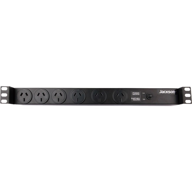 JACKSON 19" Rack 6-Way Power Board Rack Mount Power Rail Jackson - MAD ...