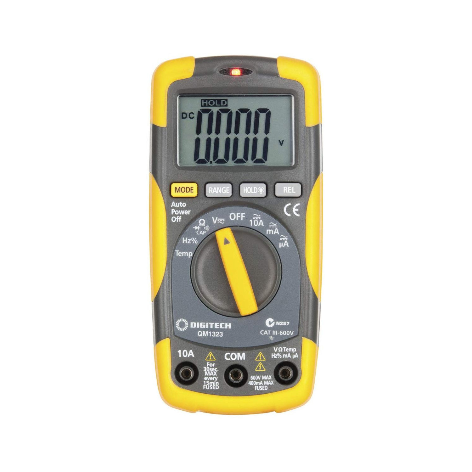 Cat III Multimeter with Temperature