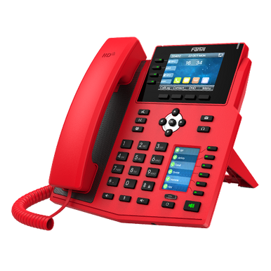 Fanvil X5U-RED High End Enterprise IP Phone - 3.5' Colour Screen, 16 ...