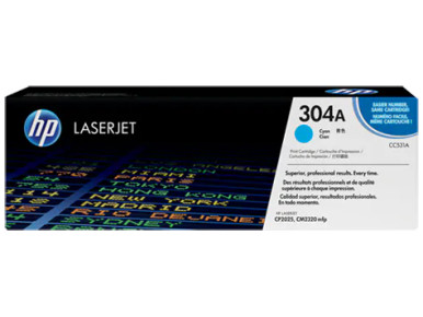 HP CLJ CP2025 CYAN PRINT CARTRIDGE WITH COLORSPHERE TONER - MAD ...