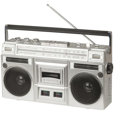 DIGITECH Ghetto Blaster with Bluetooth®, Cassette Player and Radio