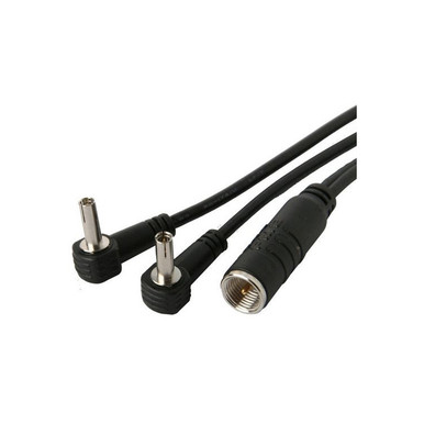 Modem Antenna Patch Lead Dual Right Angle SMK TS9 to FME Female
