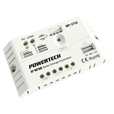 Buy POWERTECH 12V 24V 20A Solar Controller Usb Pwm 3617080