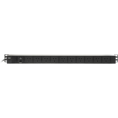 Buy 10-Way Rack Power Rail Vertical Rack Mount 4855046