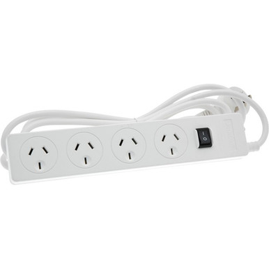 JACKSON 4-Way Powerboard With Surge Overload & 3Mt Lead Jackson - MAD ...