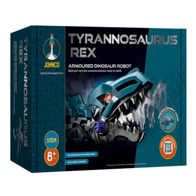 JOHNCO - TYRANNOSAURUS REX - ARMOURED DINOSAUR ROBOT