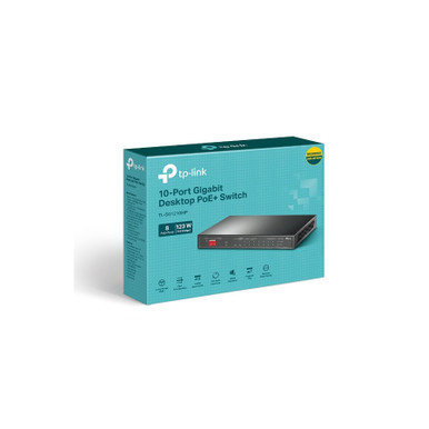 TP-Link TL-SG1210MP 10-Port Gigabit Desktop Switch with 8-Port PoE+PORT ...