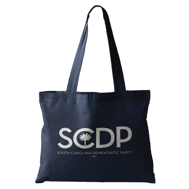 SCDP Official Logo (Navy Canvas Tote) - South Carolina Democratic Party