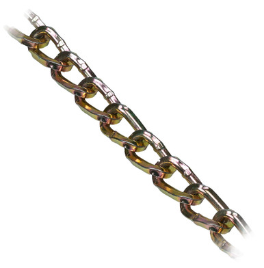 3/8" (10mm) Alloy Twisted Square Link Cross Chain - Harriscos ...
