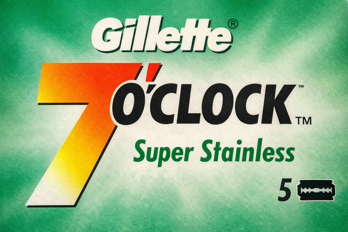 Gillette 7 O'Clock Super Stainless (Golden Shave) – PTFE DE Blades - RBC