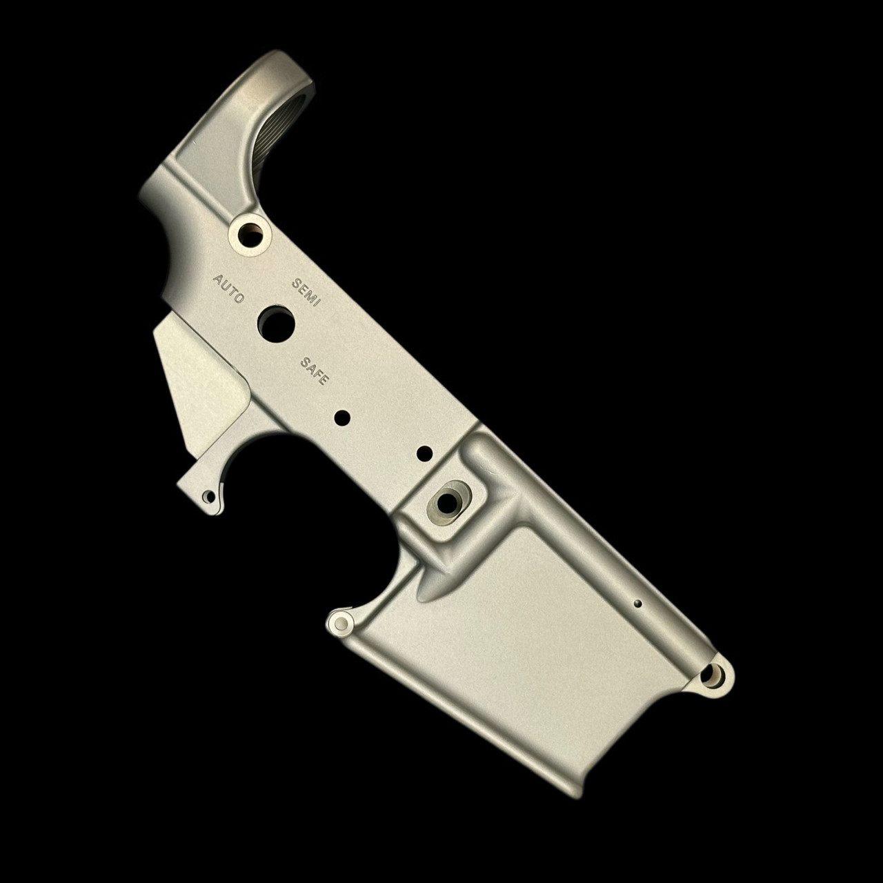 AR15 Lower Receiver - Bad Attitude Department - "LOW-KEY" - Clear ...