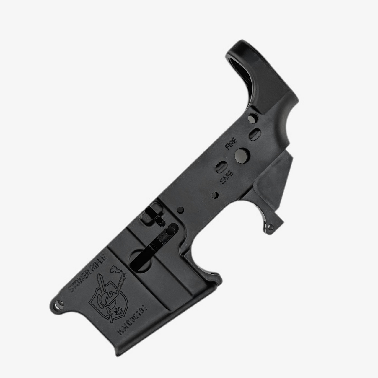 AR15 Lower Receiver - Bad Attitude Department - SR15 Stoner Rifle ...