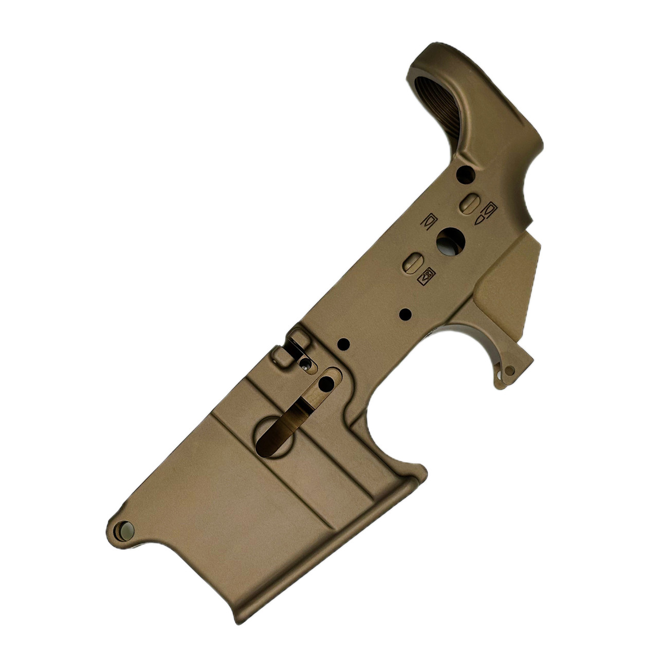 AR15 Lower Receiver - Bad Attitude Department - "LOW-KEY" - Pictogram ...