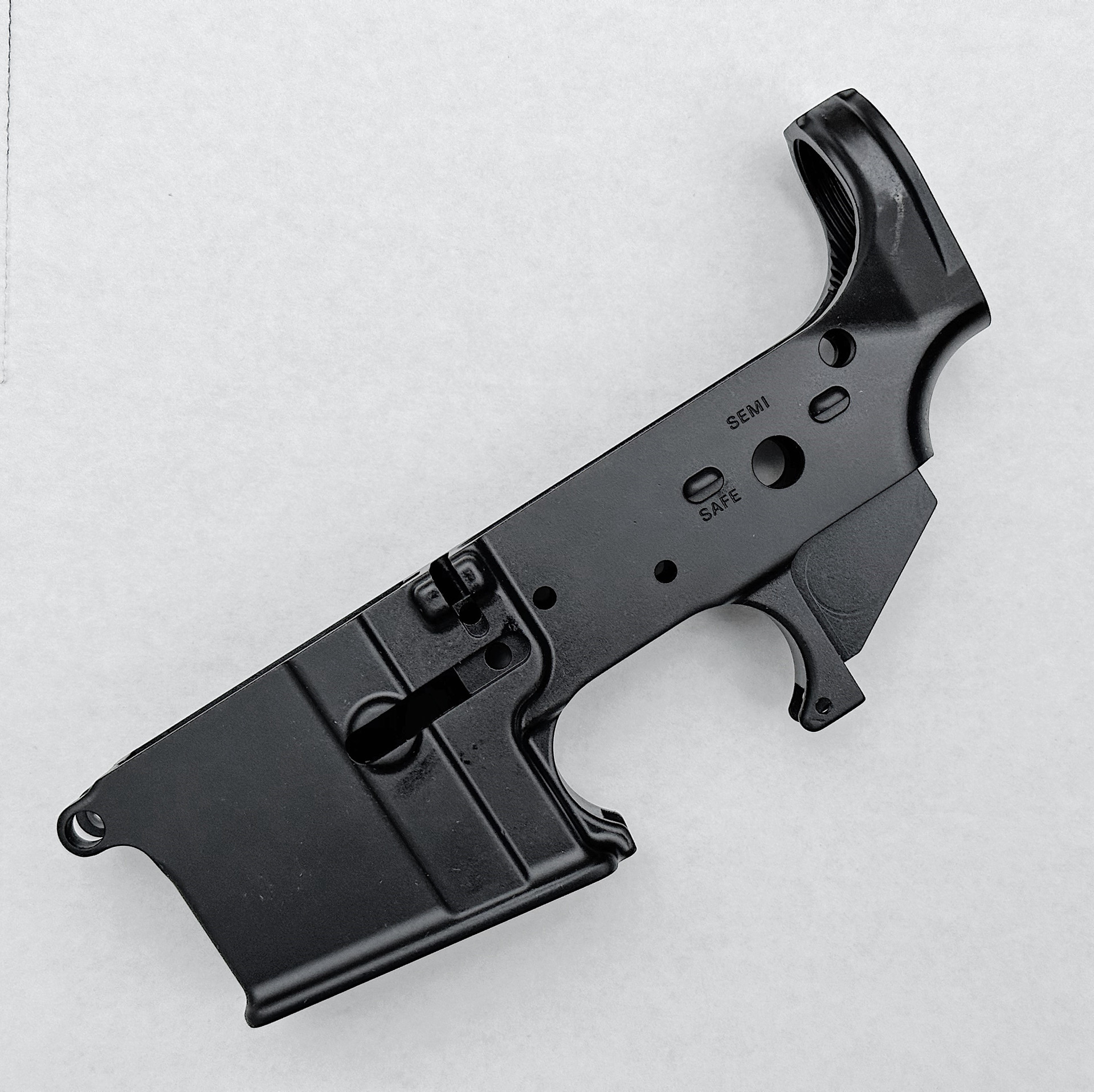 AR15 Lower Receiver - Bad Attitude Department - "Cat Scratch" - Black ...