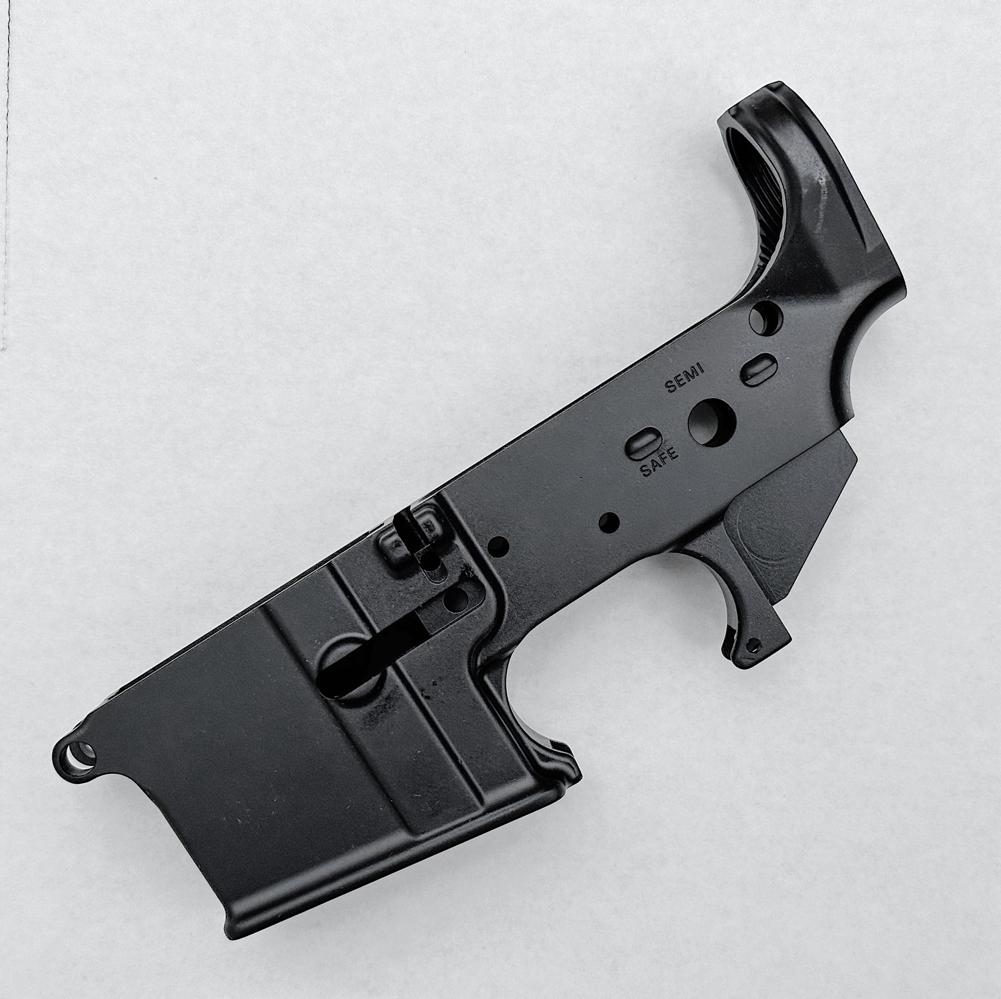 AR15 Lower Receiver - Bad Attitude Department - "Cat Scratch" - Black ...