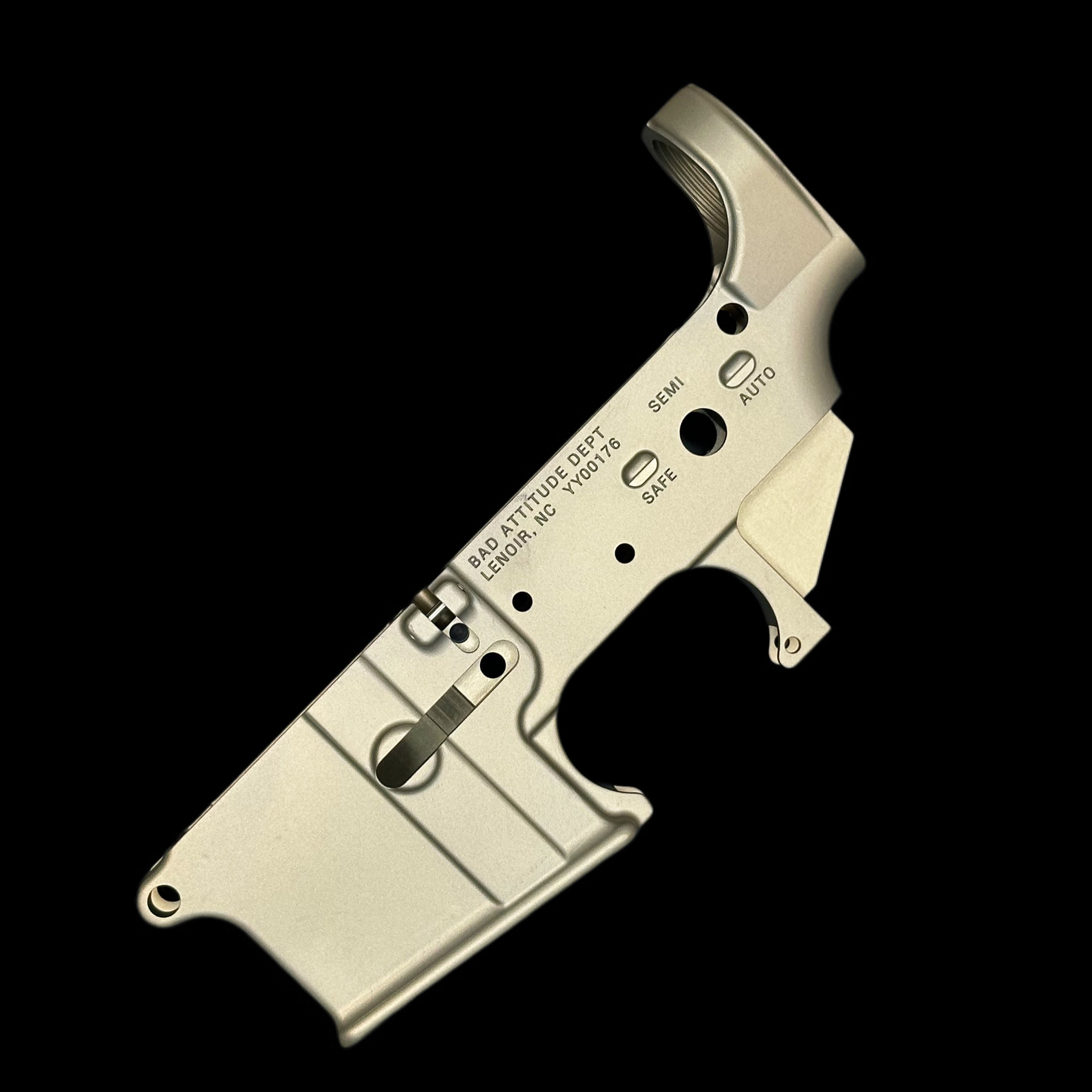 Bad Attitude Department AR15 Lower Receiver - MK-PSPSPS MOD 0