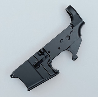 AR15 Lower Receiver - Bad Attitude Department - "LOW-KEY" - Black Anodized