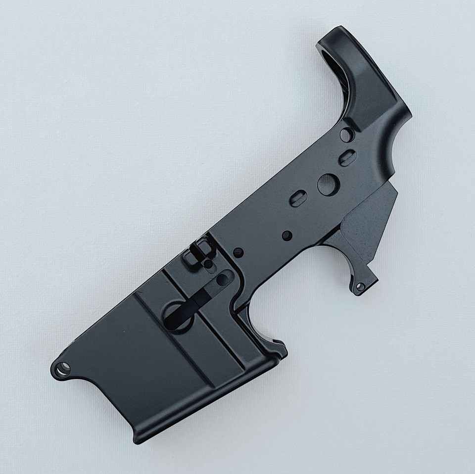 AR15 Lower Receiver - Bad Attitude Department - "LOW-KEY" - Black Anodized
