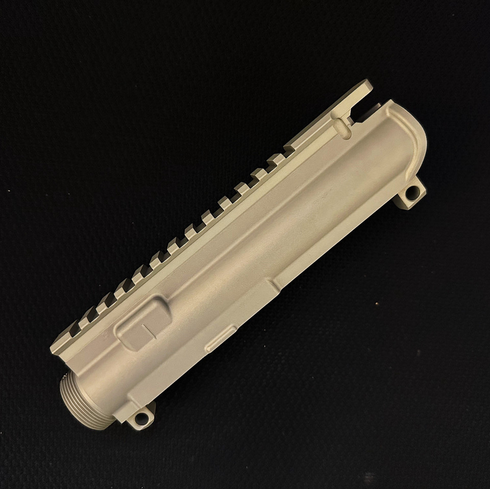 Print Shoot Repeat Stripped AR15 Upper Receiver - Clear Anodize