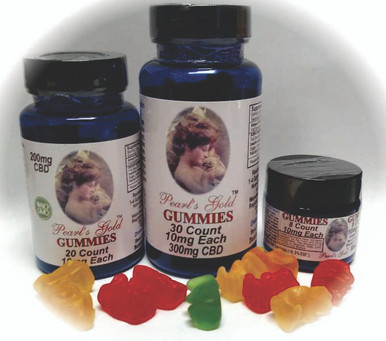 PEARL'S GOLD - CBD - GUMMIES -10MG CBD