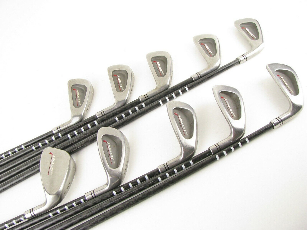 Adams Assault iron set 2-PW+SW with Graphite Stiff +1" - Clubs n Covers ...