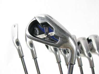 Callaway X-18 Pro Series iron Set 3-PW+AW w/ Steel Precision Stiff Flex ...