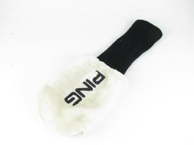 Ping Custom Fur Driver Headcover 460cc WHITE - Clubs n Covers Golf