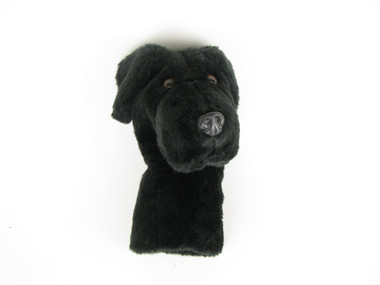 Daphne's Black Lab Dog Driver Headcover 460cc - Clubs n Covers Golf